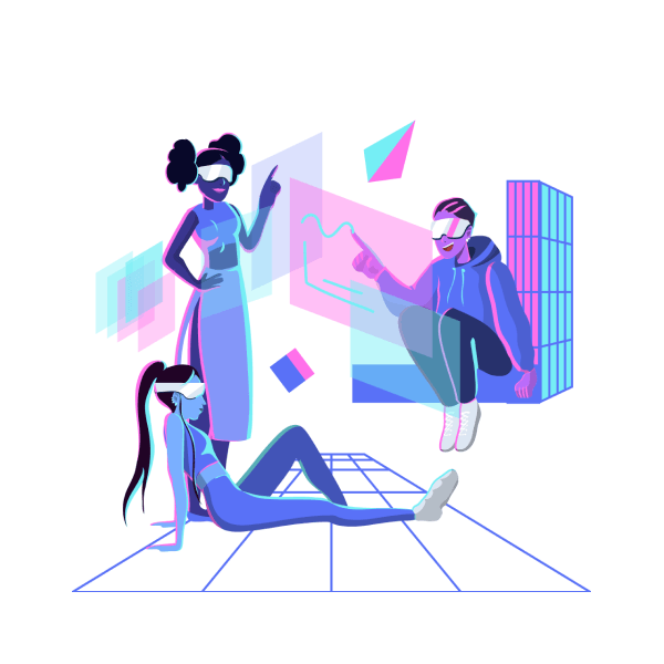 High-Quality SVG Metaverse Illustration Pack High-Quality SVG Metaverse Illustration Pack